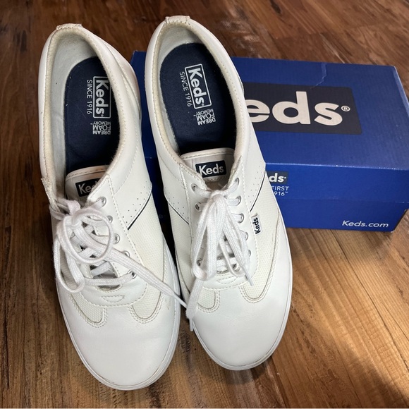 Keds | Shoes | Keds White Sneakers Dream Foam Sole Womens 1 Classic ...